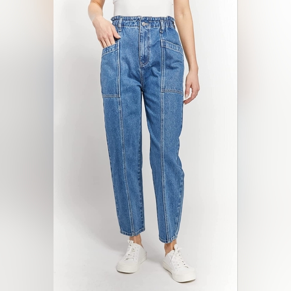 Oat New York | Jeans | Oat Paperbag Mom Jeans | Poshmark